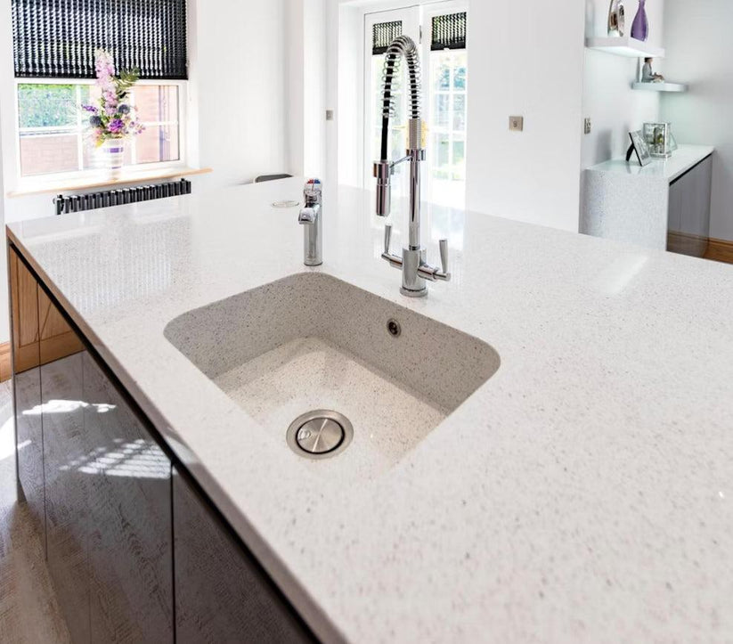 Cosentino Silestone Stellar Collection Stellar Snow Polished 128" x 63 ...