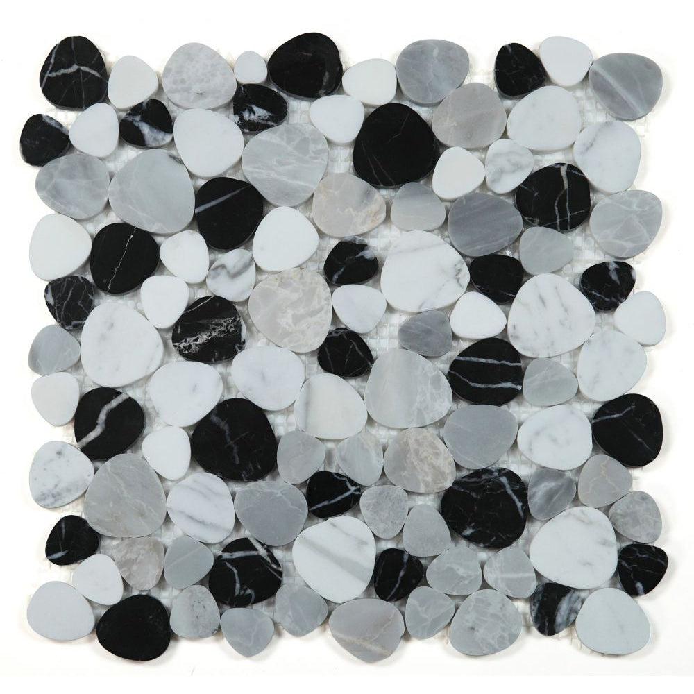 Elysium Tiles Aphrodite Moonlight 12" x 12" Marble Mosaic Tile – AMA ...