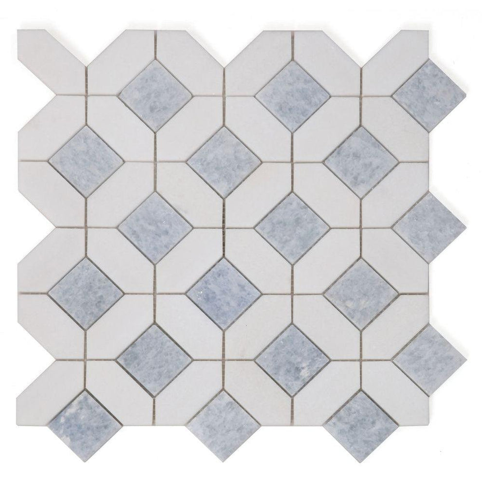 Elysium Tiles Eclipse Crystal Ocean 12" x 12" Marble Mosaic Tile – AMA ...