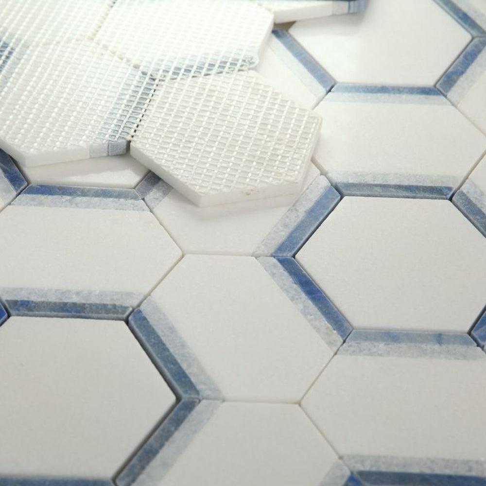 Elysium Tiles Hexagon Royal Sapphire 12 Elysium Tiles Hexagon Royal Sapphire 12