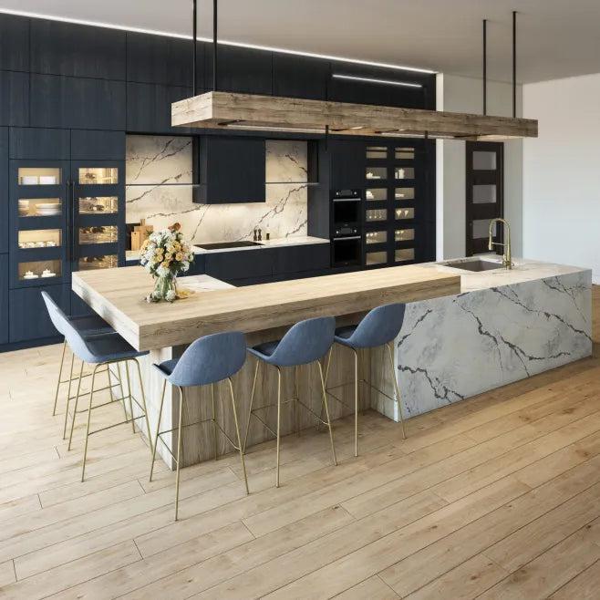 Pental Quartz Ijen Azul Bookmatched Polished Quartz Slab – AMA StoneWorks