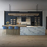 Pental Quartz Ijen Azul Bookmatched Polished Quartz Slab – AMA StoneWorks