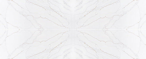 Raphael Stone Calacatta Romano Polished 126" x 63" Quartz Slab – AMA ...