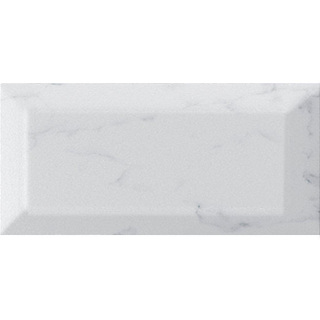 Siena Decor Bisel Brillo Collection Carrara 4" x 8" Polished Porcelain – AMA StoneWorks