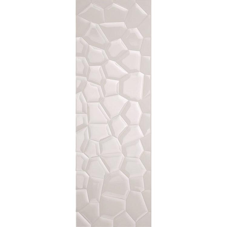 Siena Decor Colorgloss Collection White Honey 10" x 30" Porcelain Tile ...